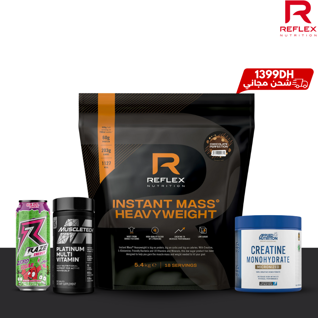 Pack Instant mass heavyweight 5.45kg – Supplements maroc