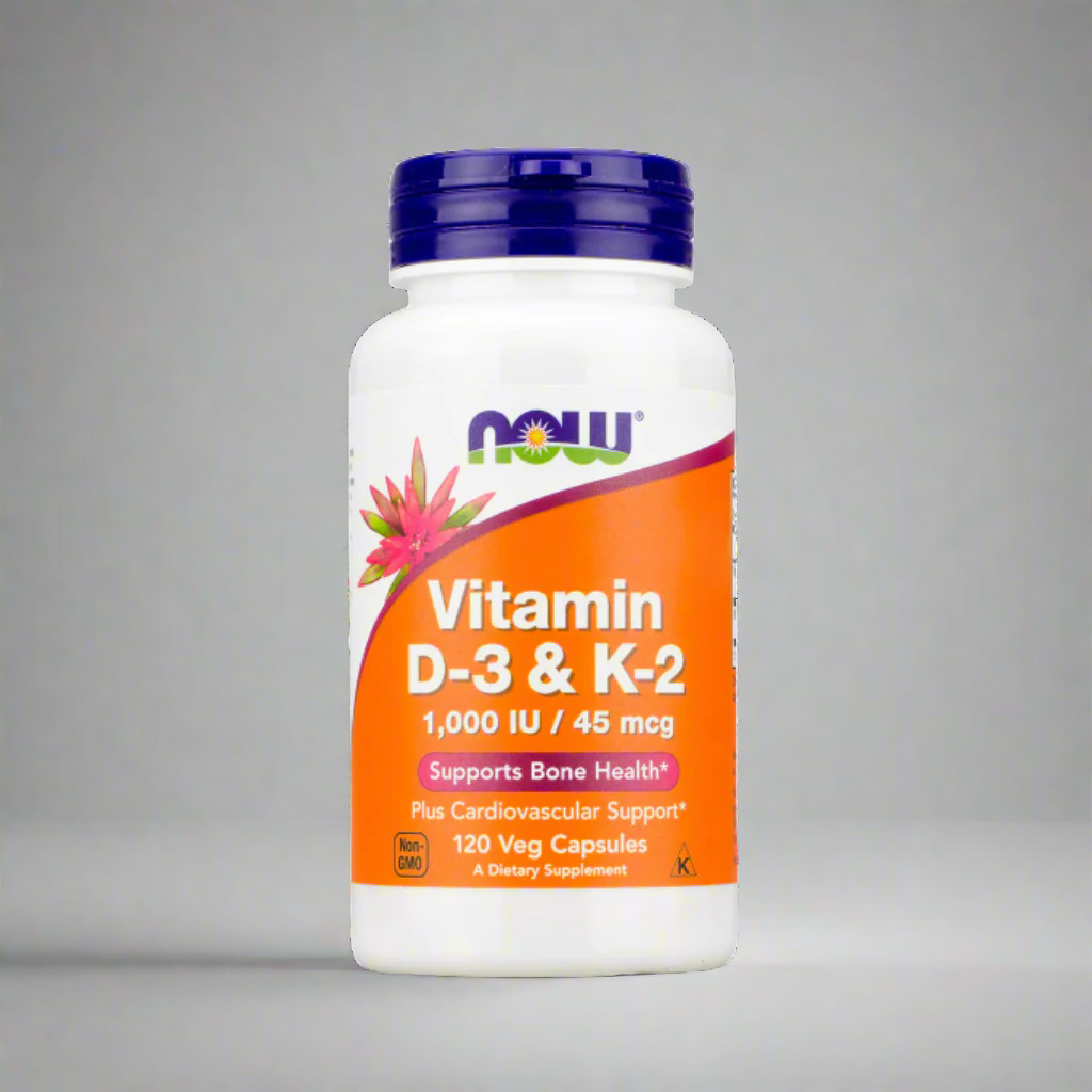 Vitamin D3 & K2 120 veg capsules – Supplements maroc